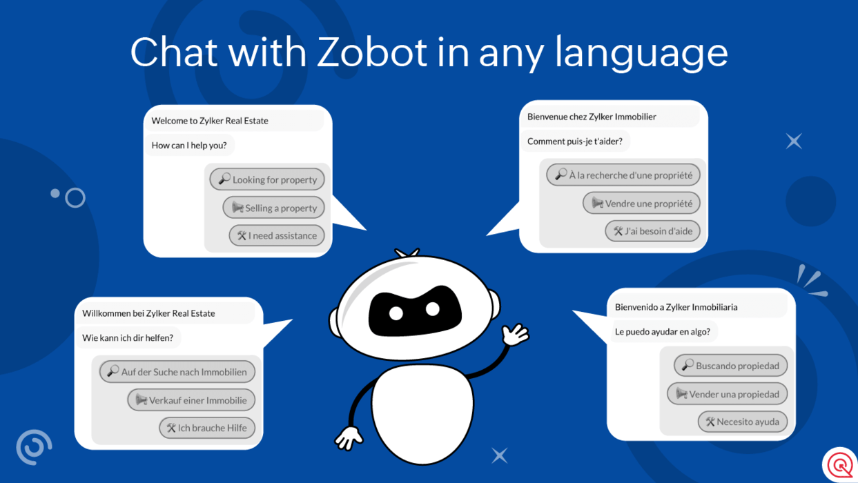 Zoho SalesIQ’s chatbots are now multilingual – Go Biz IT – Awesome Zoho ... Zoho SalesIQ’s chatbots are now multilingual – Go Biz IT – Awesome Zoho ...